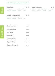 Menus – Krave Restaurant