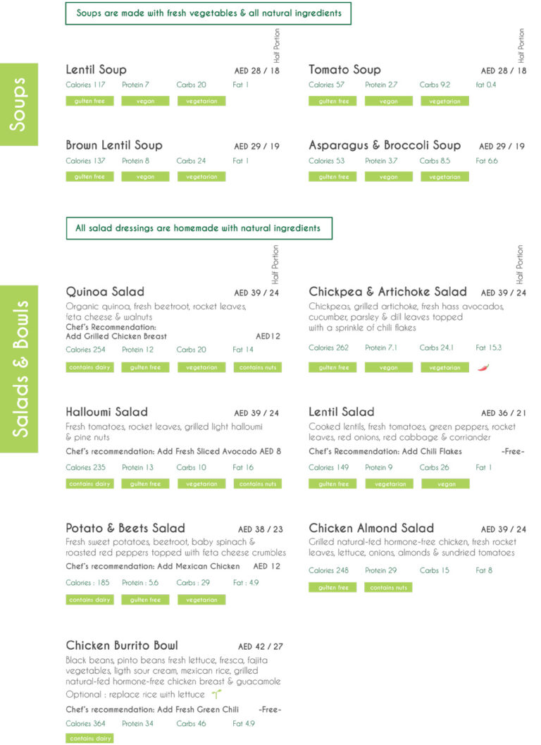 Menus – Krave Restaurant