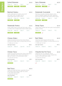 Menus – Krave Restaurant