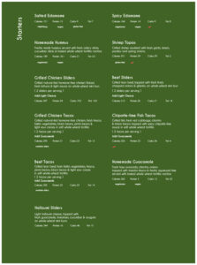 Menus – Krave Restaurant