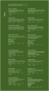 Menus – Krave Restaurant