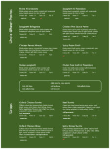 Menus – Krave Restaurant